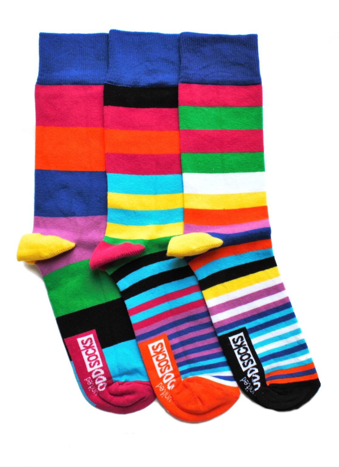 Meias Brian com Listras Grossas Coloridas - Conjunto 3 Meias - Meia ... Meias Brian com Listras Grossas Coloridas - Conjunto 3 Meias - Meia ...